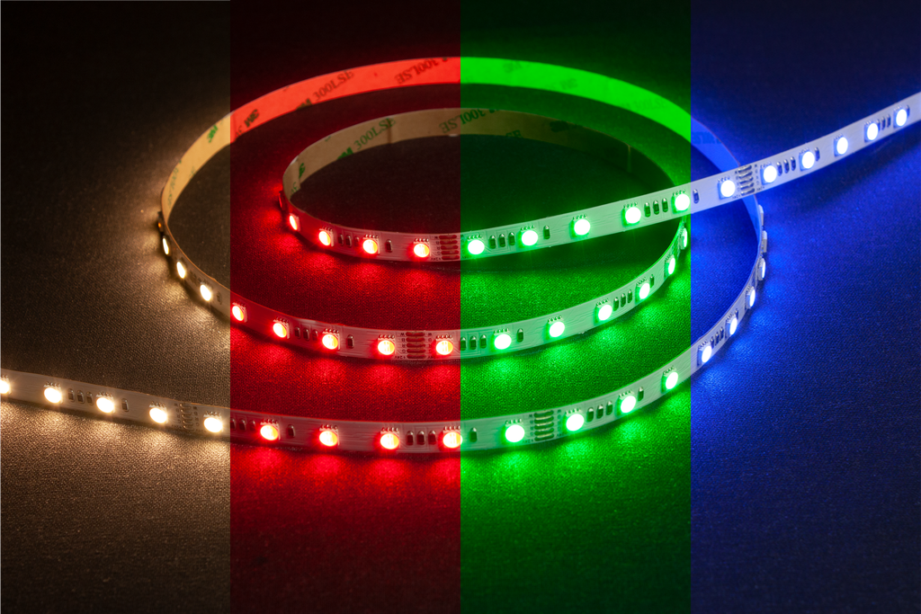 LED Flex Stripe RGBW, 18W/m, IP20 | LED Profilelement GmbH
